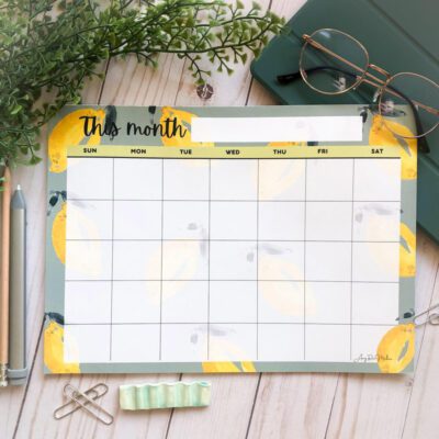 Lemon Calendar – Amy Rae Maker